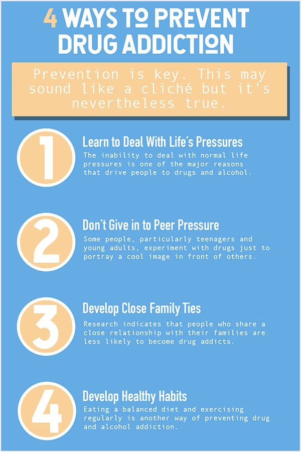4 Ways to Prevent Drug Addiction